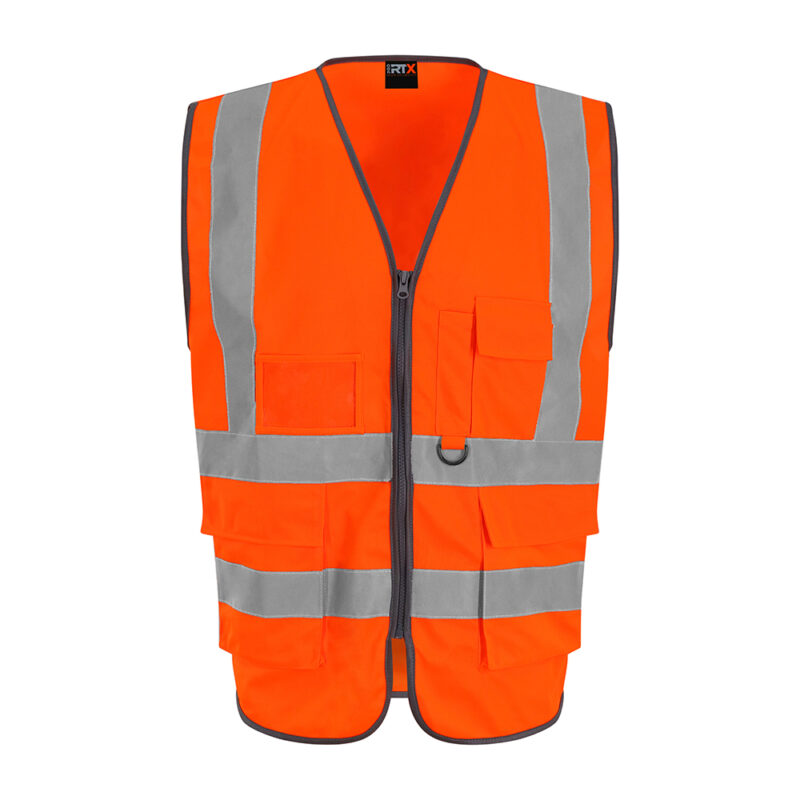 Executive Hi Viz Jacket with ID Card and Mobile Phone Pockets ...