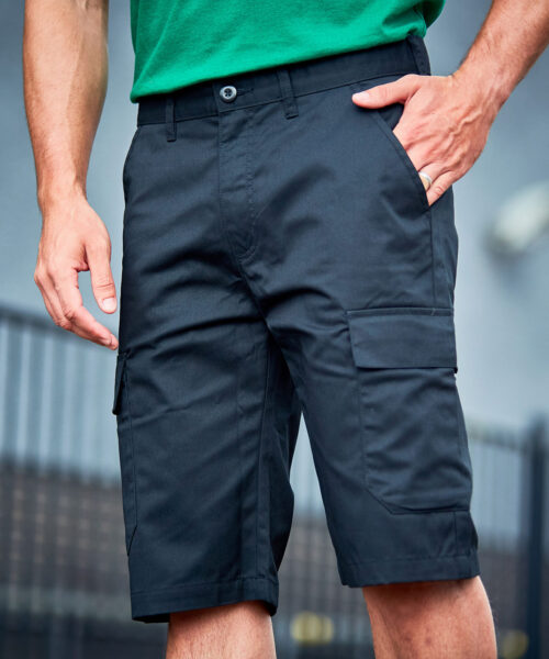 Durable Work Shorts with Cargo Pockets for Utility - Universal Uniform